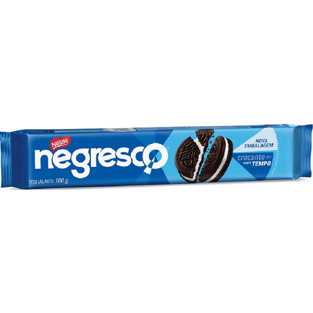 BISCOITO NEGRESCO RECHEADO ORIGINAL 100G - docesvaz
