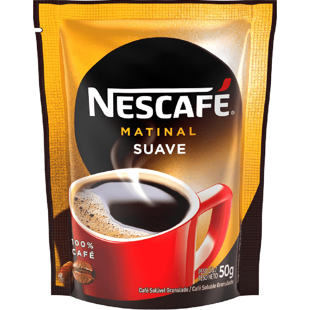 NESCAFE MATINAL SUAVE 50G NESTLE - docesvaz