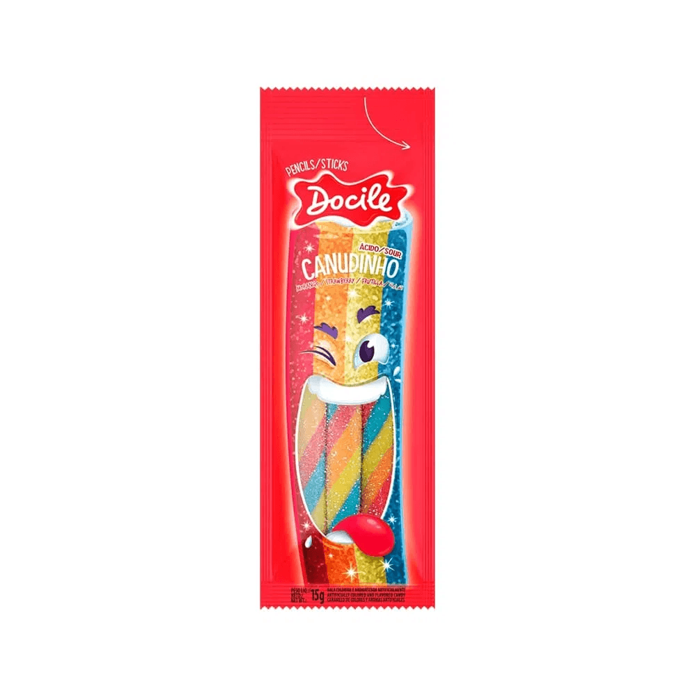 BALA COLORIDA 180G CANUDINHO MORANGO CITRICO COLORIDO CONTEM 12 ...