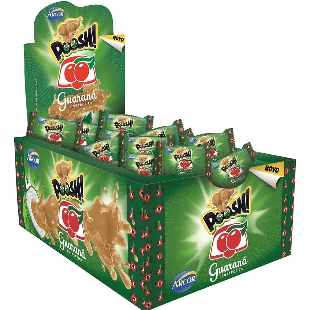 CHICLE POOSH GUARANA 200G ARCOR - docesvaz