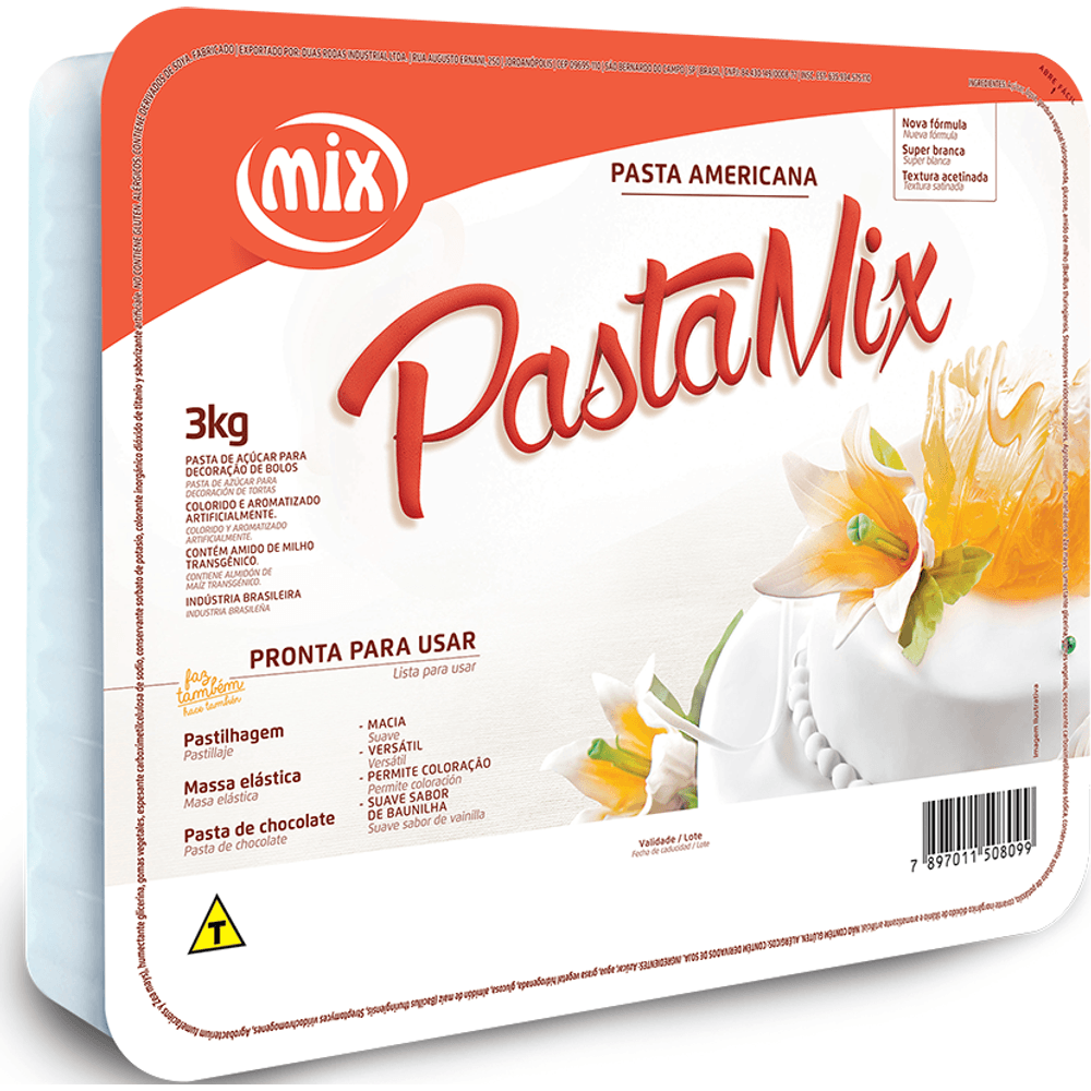 PASTA AMERICANA PASTA MIX 3KG MIX - docesvaz
